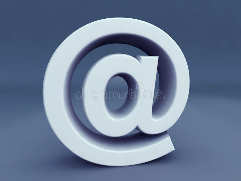 Email Alias Symbol stock illustration. Illustration of trade - 1499127