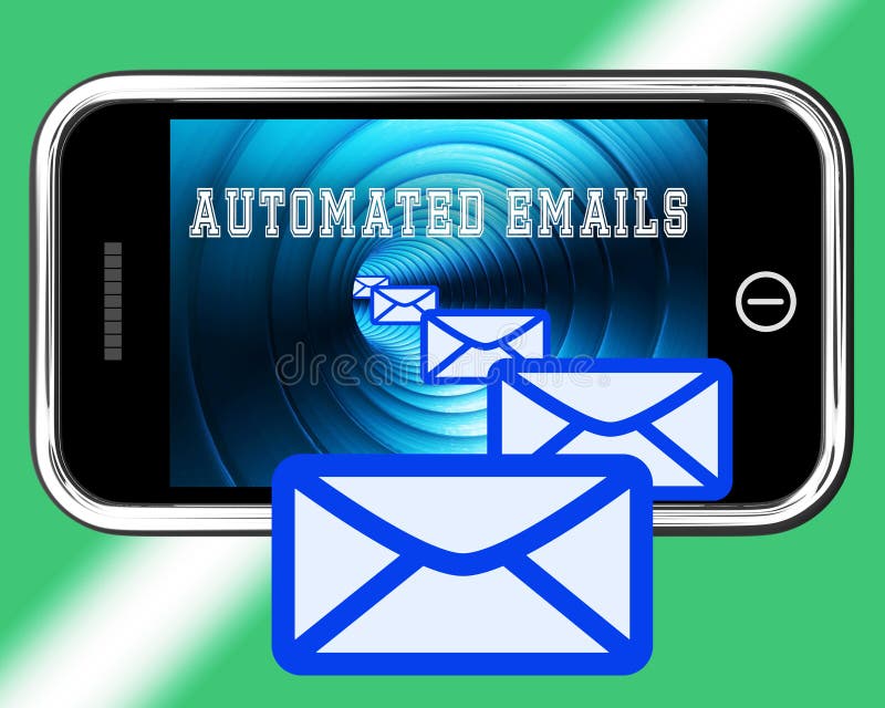 Email Automation Digital Marketing System 3d Rendering Stock ...