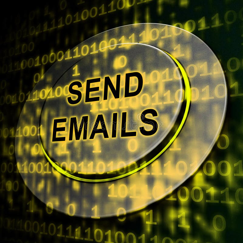 Email Automation Digital Marketing System 3d Rendering Stock ...