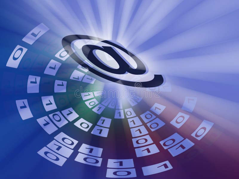 Email scanning stock illustration. Illustration of network - 13611916