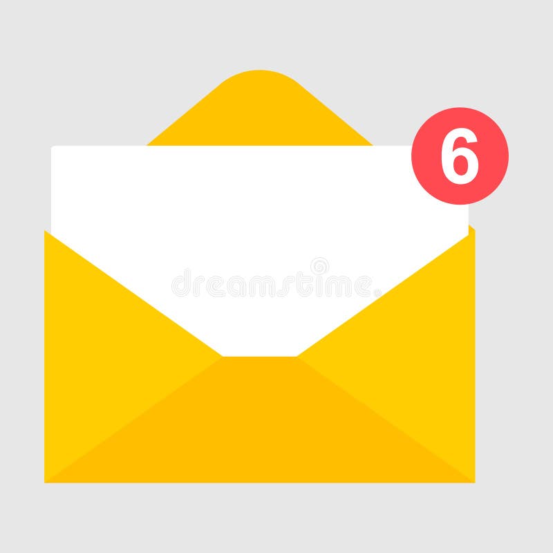 Email Business Icon, Flat Web Client Message Sign, Mail App Vector ...