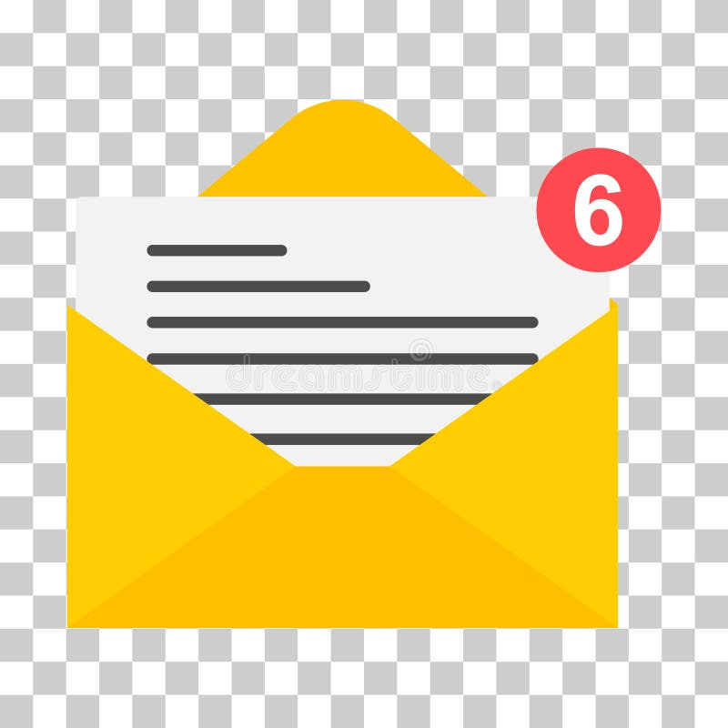 Email Business Icon, Flat Web Client Message Sign, Mail App Vector ...
