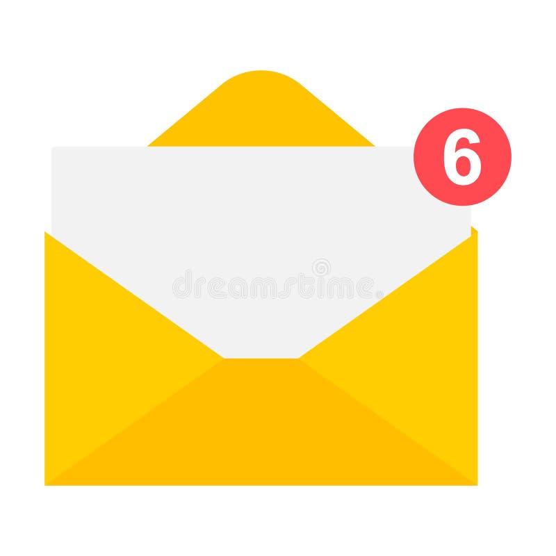 Email Business Icon, Flat Web Client Message Sign, Mail App Vector ...