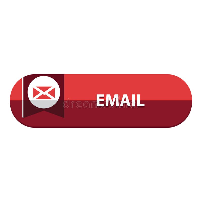 Email Button. Vector Illustration Decorative Design Stock Vector ...