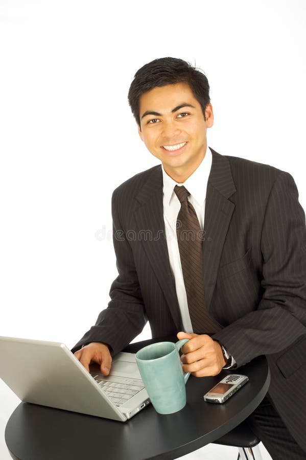 Email and Coffee stock image. Image of isolated, hand - 10296925