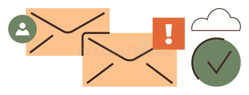 Envelopes Alert Stock Illustrations – 546 Envelopes Alert Stock ...