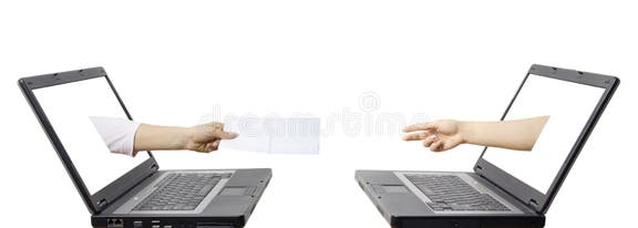 Email Communication Concept Stock Image - Image of attach, letter: 4214701