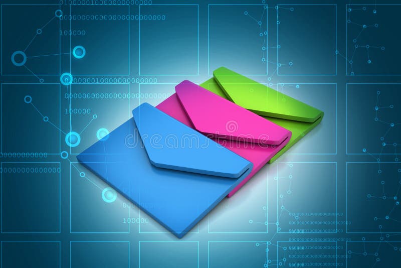 Email, Communication Concept Stock Photo - Image of internet, abstract ...