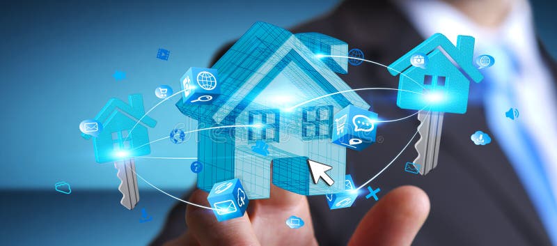 Email, Communication and Internet Application Stock Illustration ...