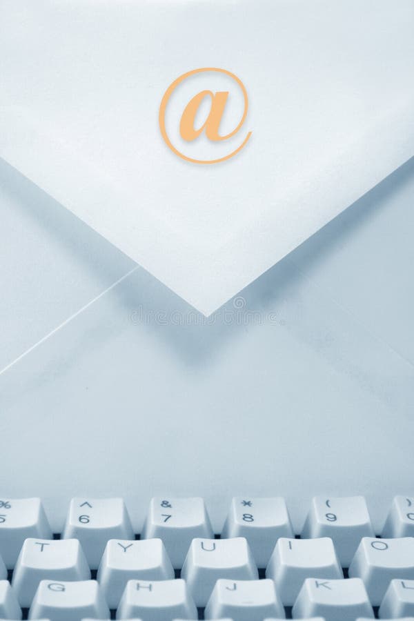 Gold @ Internet Email Background Stock Photo - Image of metal ...