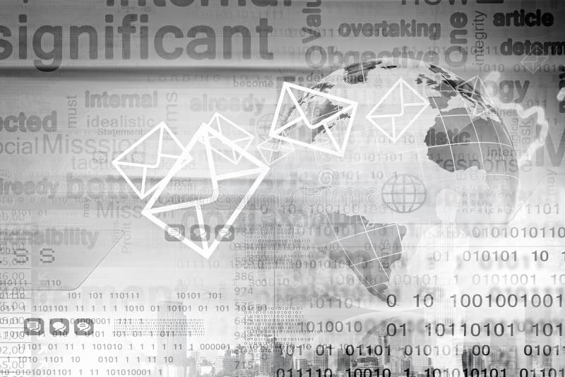 Email concept stock image. Image of blue, abstract, background - 59651621