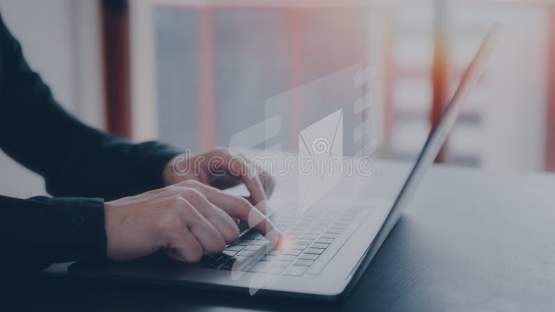 Email concept, stock image. Image of desk, business - 274659603