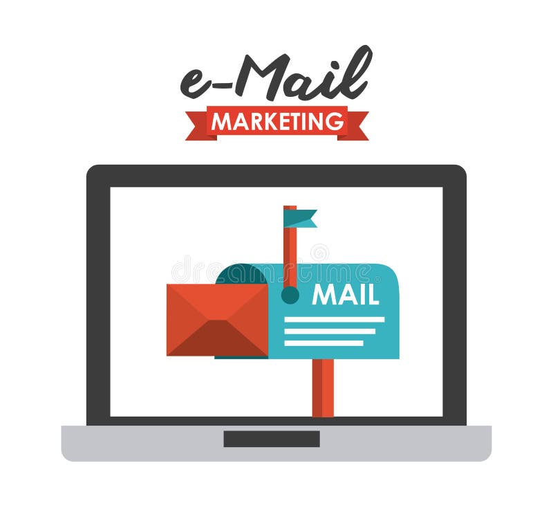 Email concept stock vector. Illustration of file, mailbox - 51609043