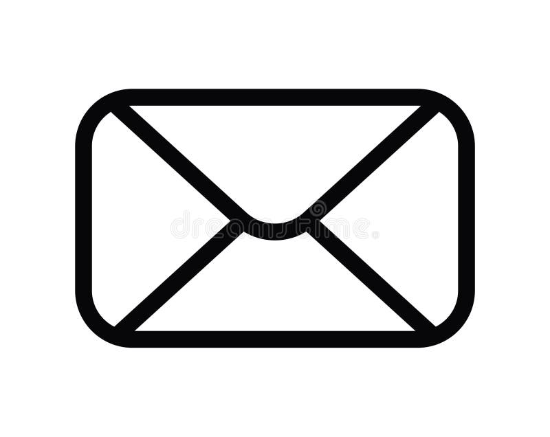 Email contact icon stock vector. Illustration of marketing - 347875901