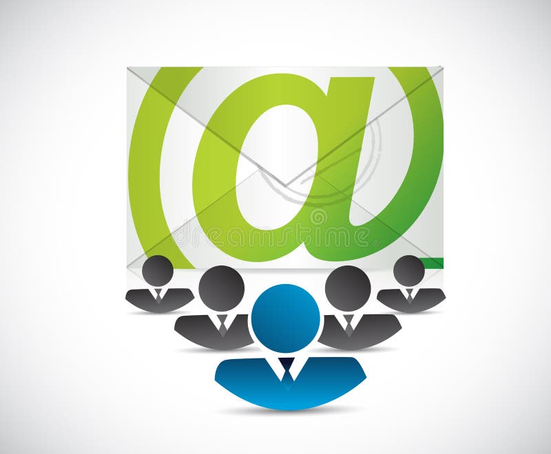 Business Team Moving Forward Arrow Stock Illustration - Illustration of ...