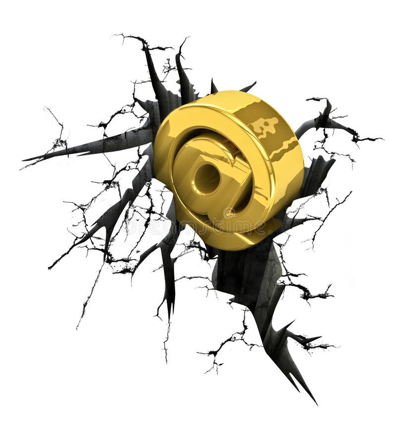 Email Fall Crack Stock Illustrations – 3 Email Fall Crack Stock ...