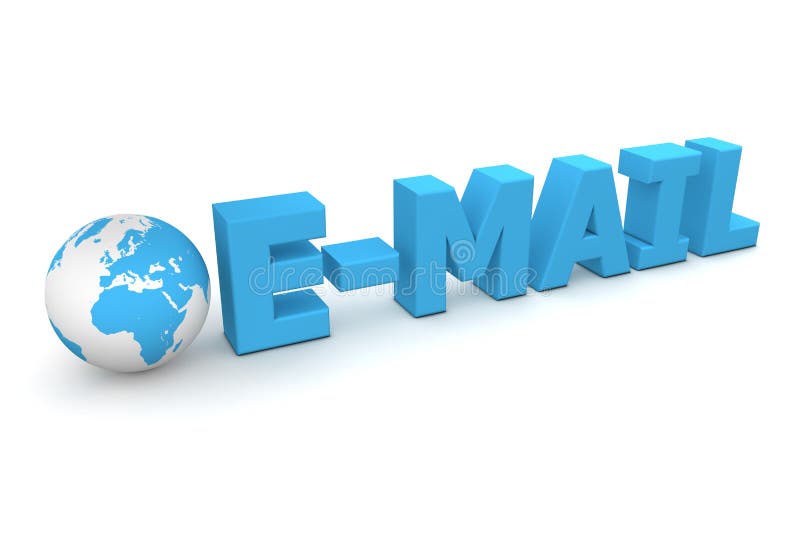 Correo Electrónico Mundial stock de ilustración. Ilustración de correo ...