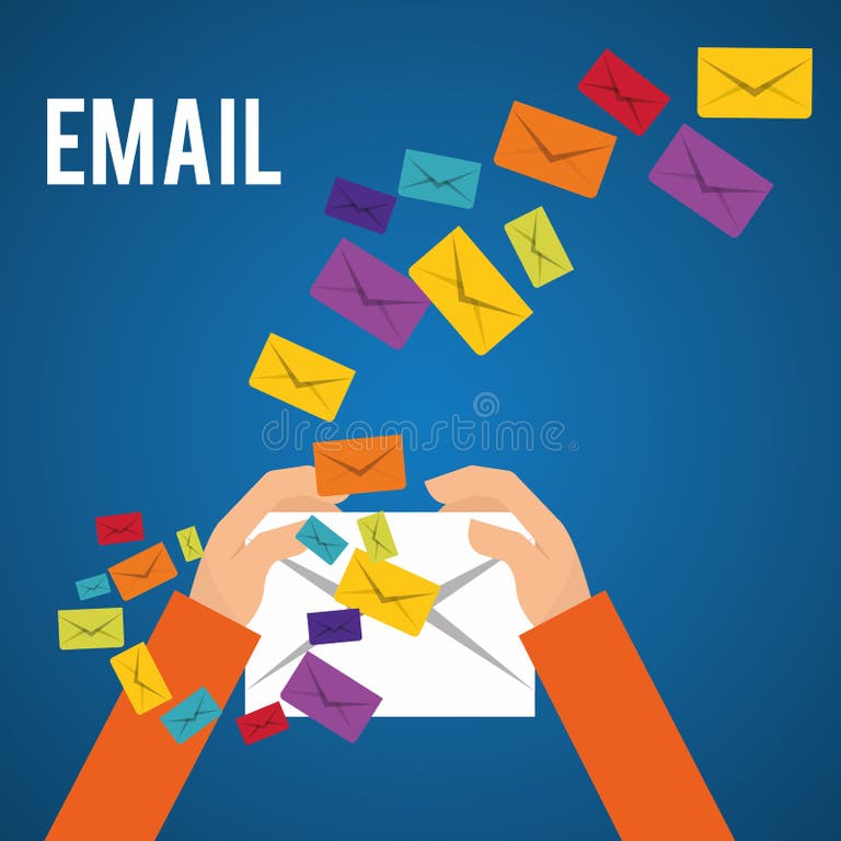 Email design stock vector. Illustration of interaction - 59800128