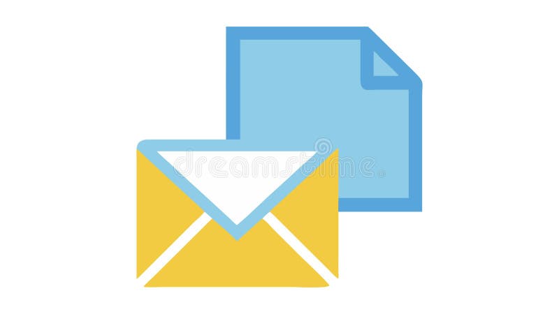 Icon for Email Drafts stock footage. Video of writing - 406484874