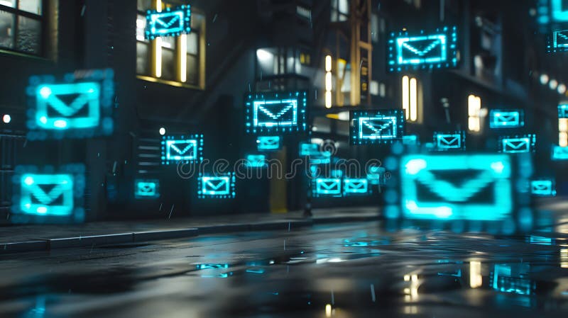 Email Encryption an Artistic Representation of an Email Enveloped in ...