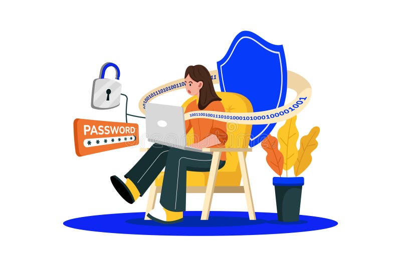 Email Encryption Ensures Privacy and Security Stock Vector ...