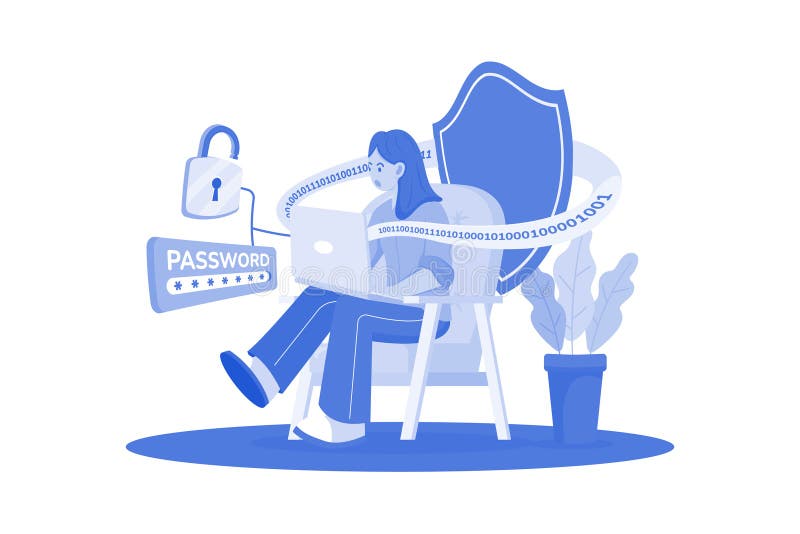 Email Encryption Ensures Privacy and Security Stock Vector ...