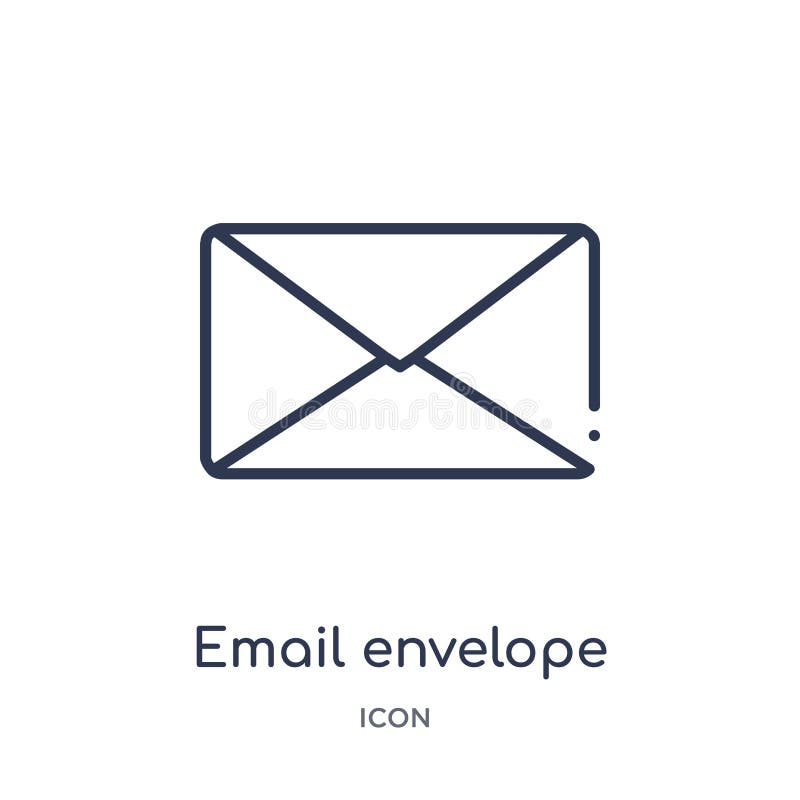 Outline Email Icon Stock Illustrations – 49,167 Outline Email Icon ...