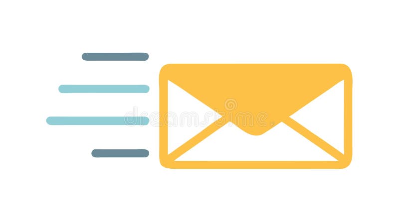 Email Envelope Icon, Symbolizing Digital Communication and ...