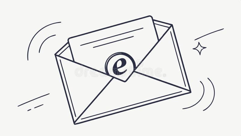Email Envelope Illustration, Representing Communication, Messaging, and ...