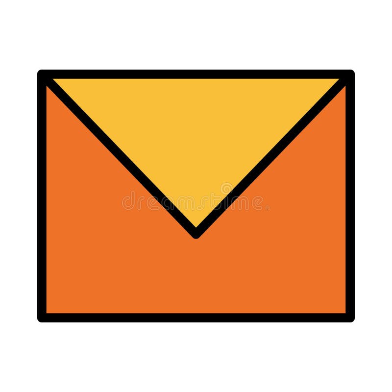 Email Envelope Message Vector Illustration Stock Illustration ...