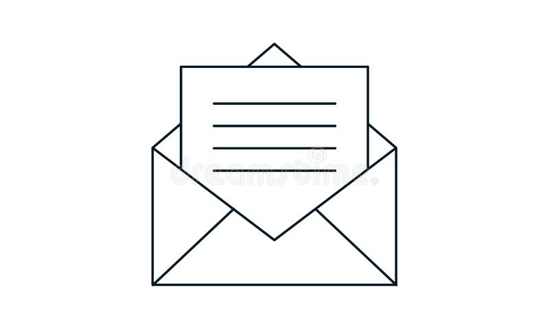Email, Envelope, Open Envelope, Opened Email Icon. Illustration ...