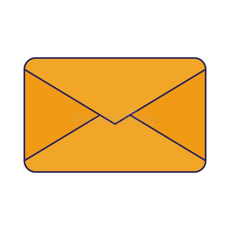 Email envelope symbol stock vector. Illustration of internet - 143456577