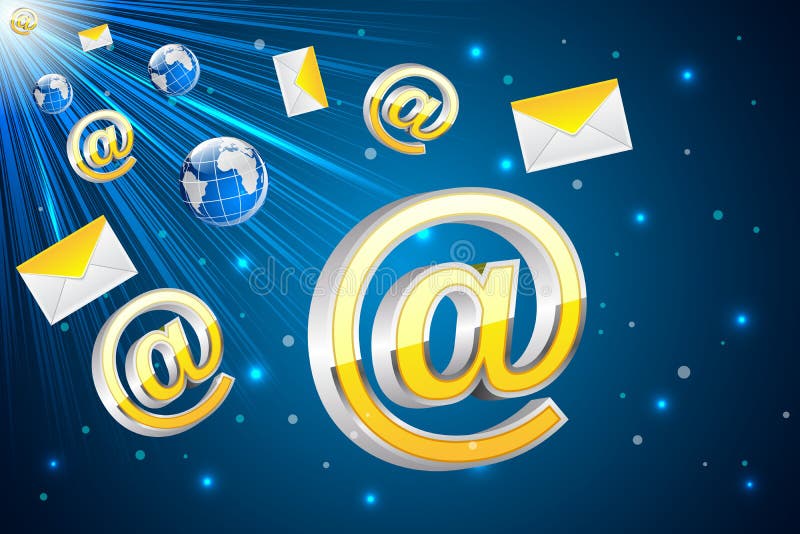 Email scanning stock illustration. Illustration of network - 13611916