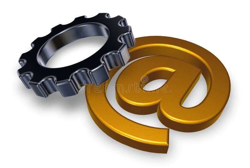 Metal Email Alias Symbol Stock Illustrations – 36 Metal Email Alias ...