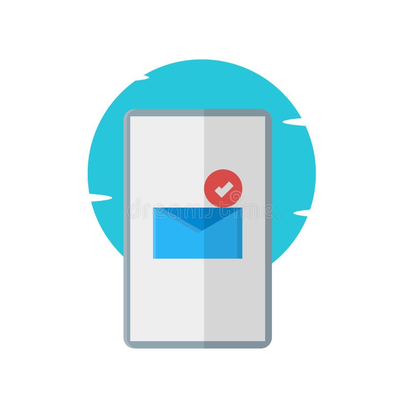 Email Has Been Sent Notification Illustration - Vector Stock Vector ...