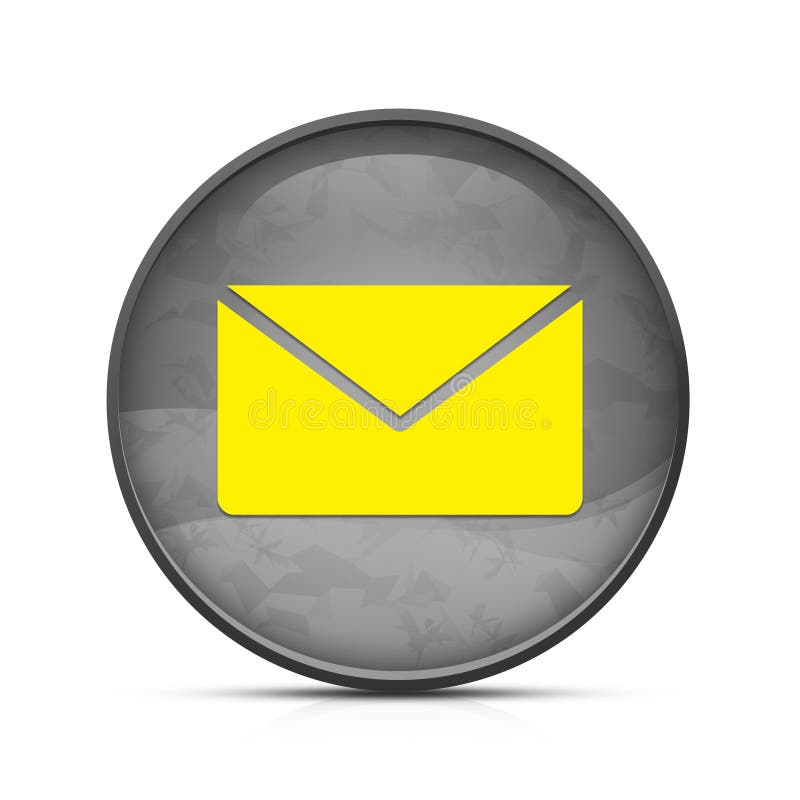 Email Help Icon on Classy Splash Black Round Button Illustration Stock ...