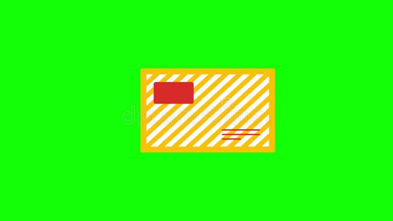 Email Icon Animation. Email Envelope Loop Animation with Alpha Channel ...