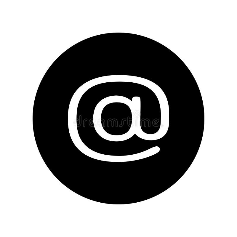 Email Icon Isolated on White Background Stock Vector - Illustration of ...