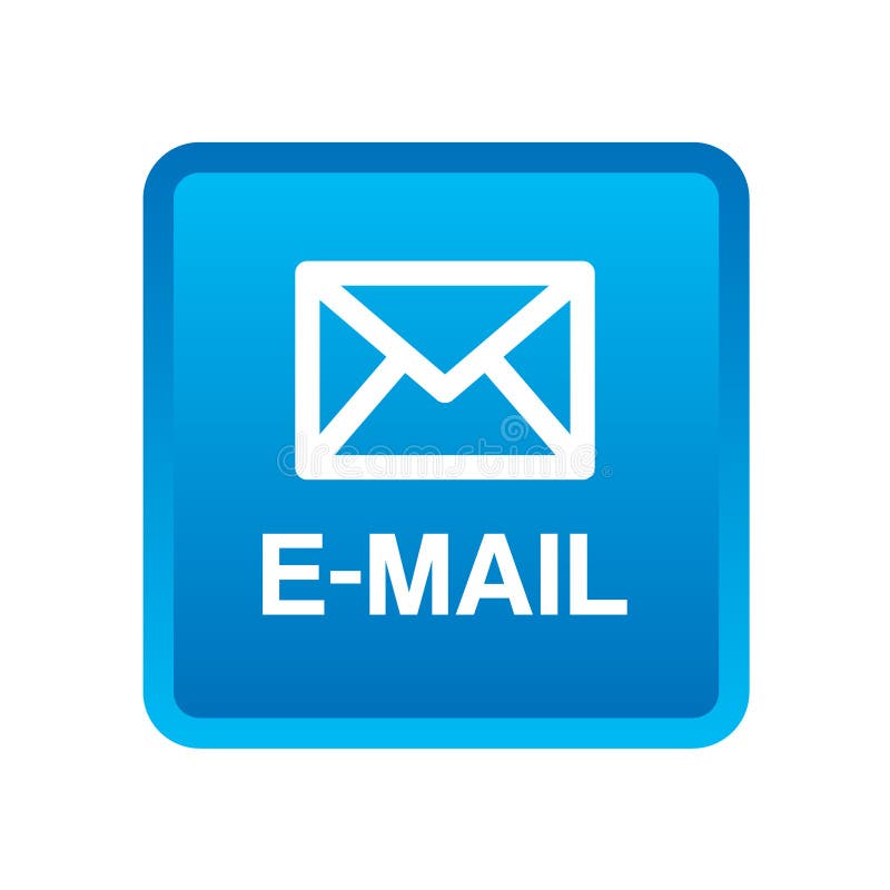 Email icon button stock illustration. Illustration of computer - 122180764