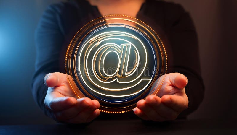 An Email Icon is Depicted within, Suggesting a Personal Message Stock ...