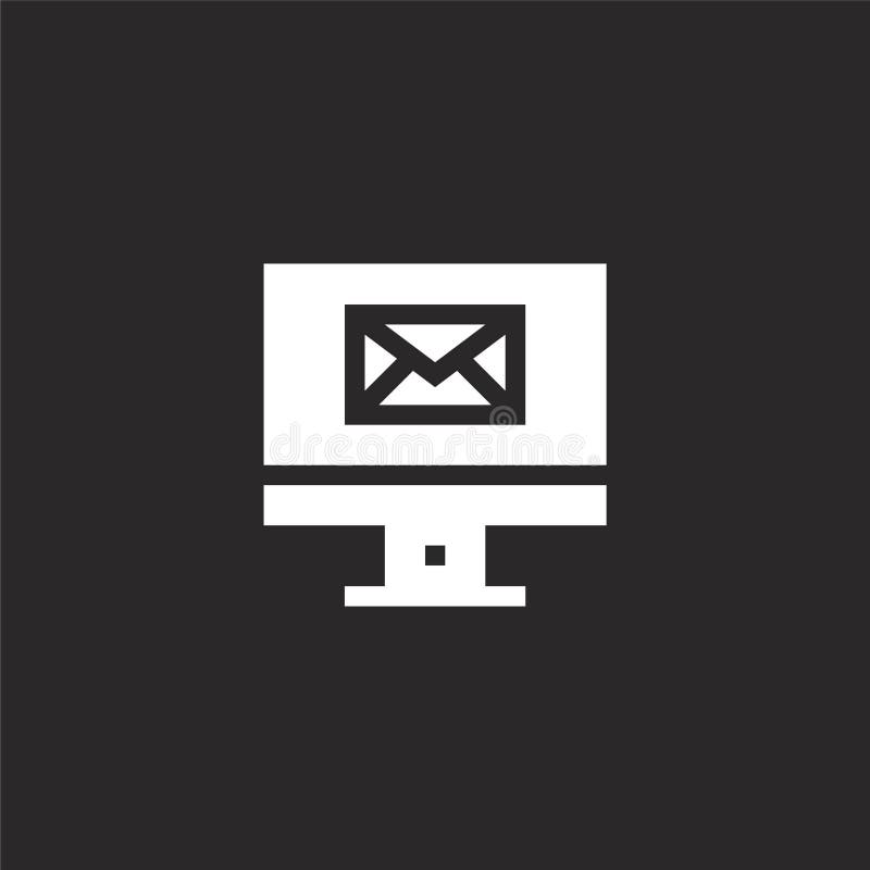 Email Icon. Filled Email Icon for Website Design and Mobile, App ...