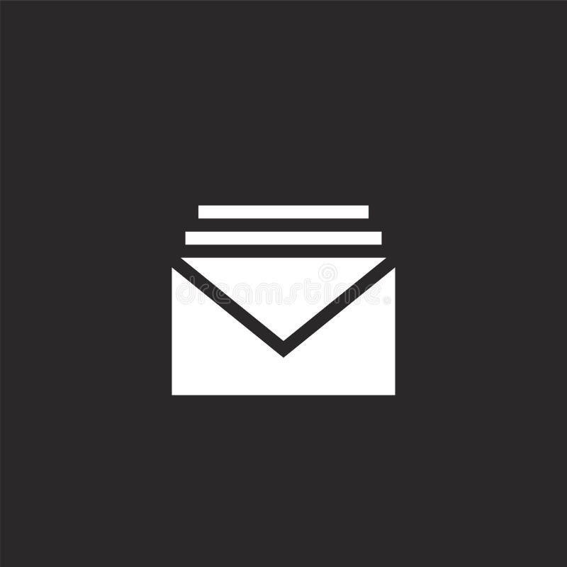 Email Icon. Filled Email Icon for Website Design and Mobile, App ...