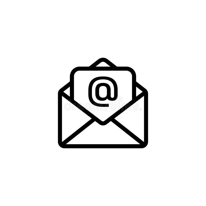 Email Icon Isolated. Vector Envelope Mail Symbol. Vector EPS10 Stock ...