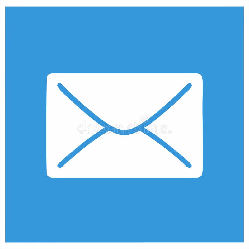 Email Icon Isolated on White Background. Email Icon in Trendy Design ...