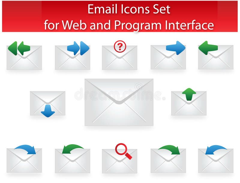 Email Icon Color Stock Illustrations – 28,175 Email Icon Color Stock ...