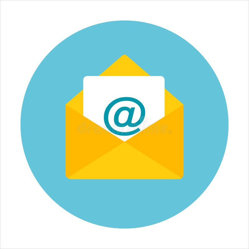 Email Icon. Vector Illustration Stock Vector - Illustration of ...