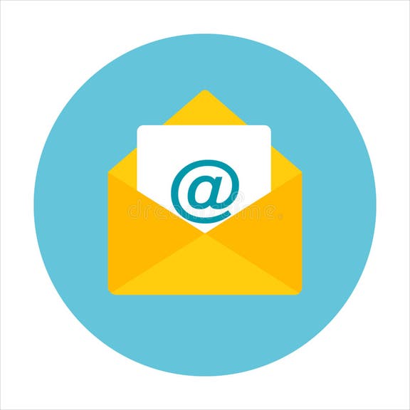 Email Icon. Vector Illustration Stock Vector - Illustration of ...