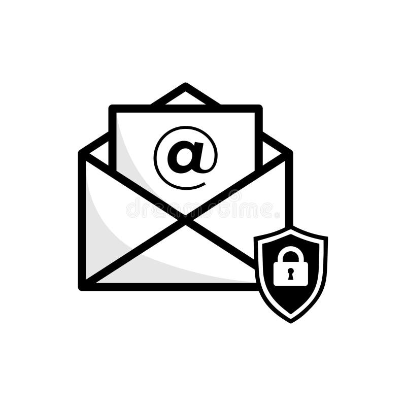 Email Icon Vector on Trendy Design Basic RGB Stock Illustration ...