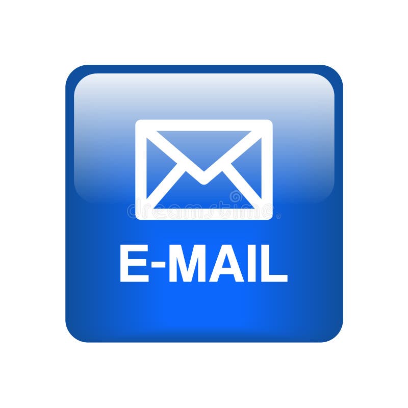 Email icon button stock illustration. Illustration of generated - 122180342