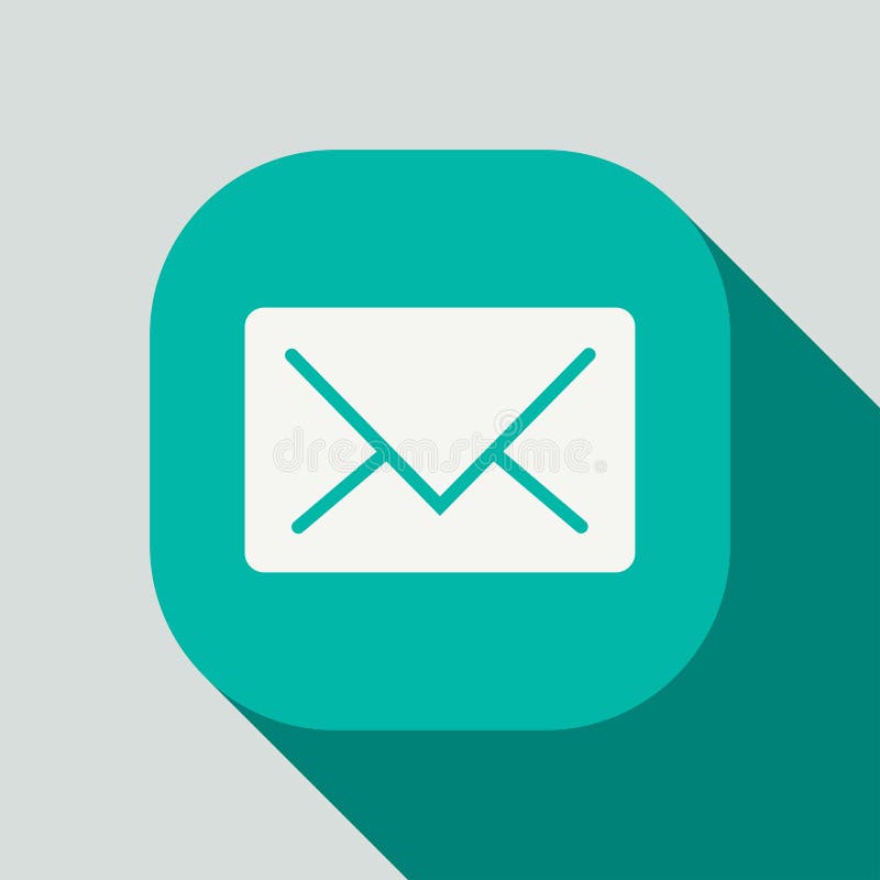 Email Icon, Website Email Button Vector Design Isolated on White ...